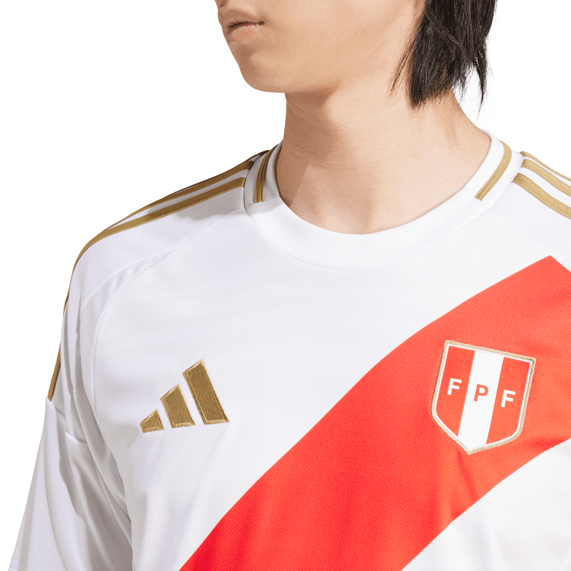 Jersey adidas Futbol Perú Local Fan 2024 Hombre IQ2442 - Martí MX