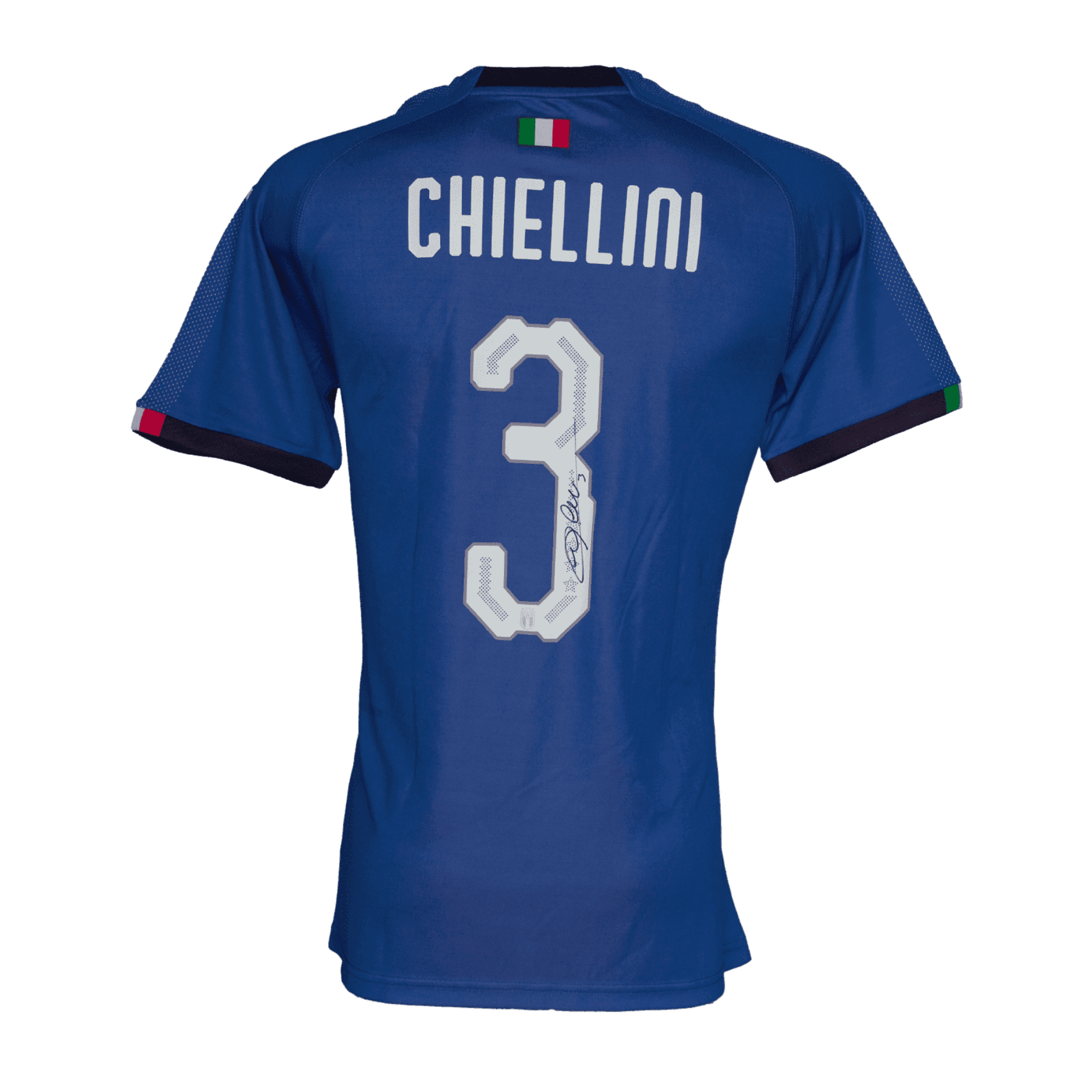 Jersey Autografiado por Giorgio Chiellini de la Selección de Italia Unisex