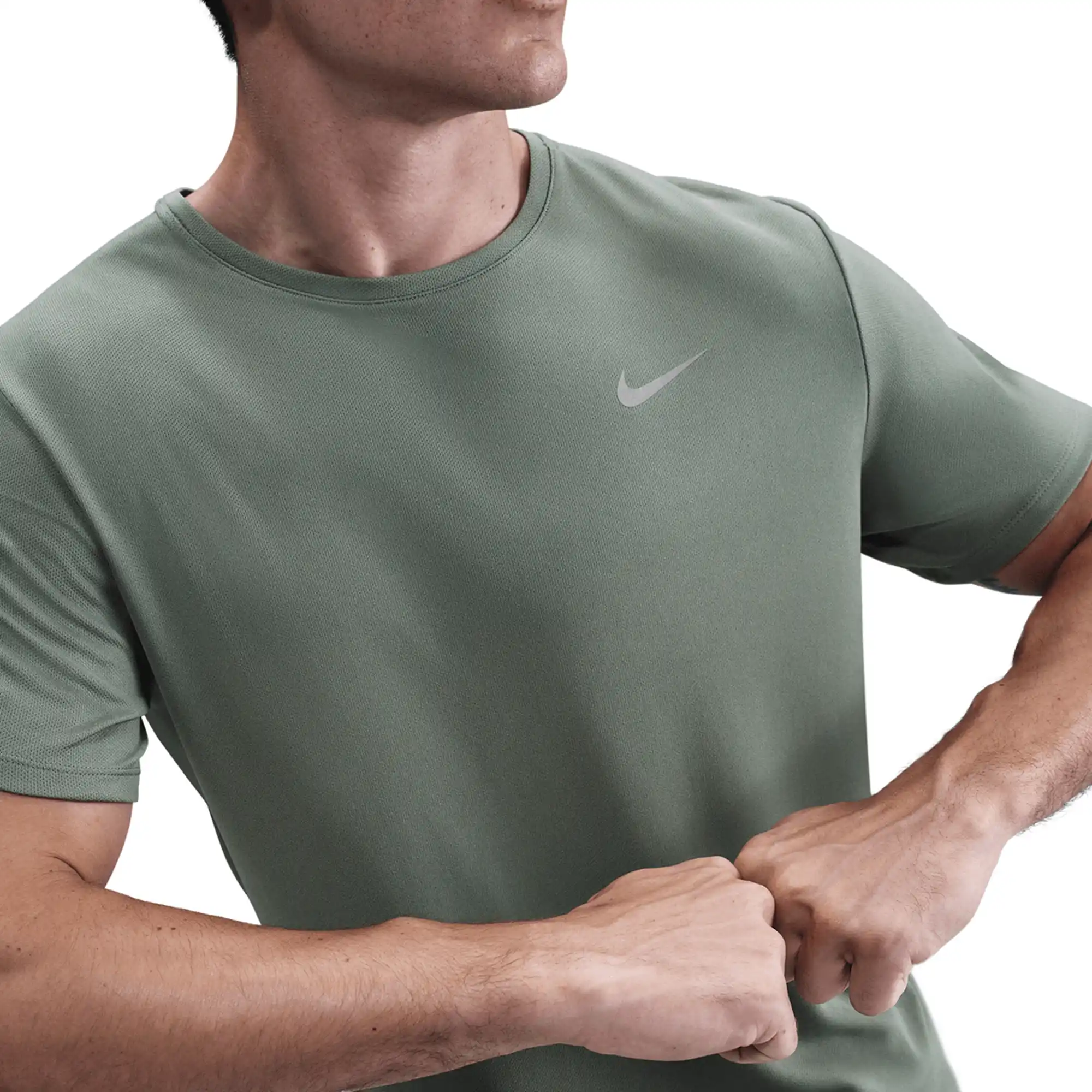 Playera Nike Correr Dri-FIT UV Miler Hombre DV9315-364