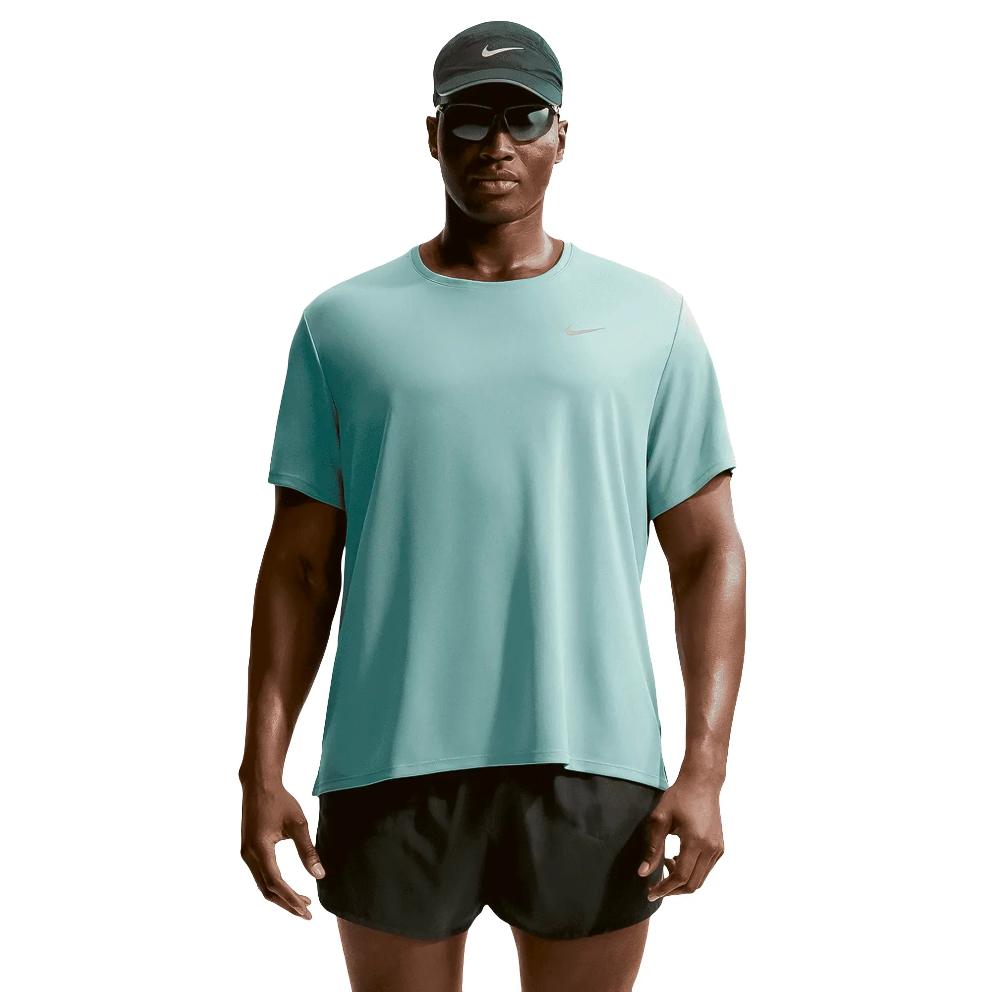 Playera Nike Correr Dri-FIT UV Miler Hombre DV9315-017